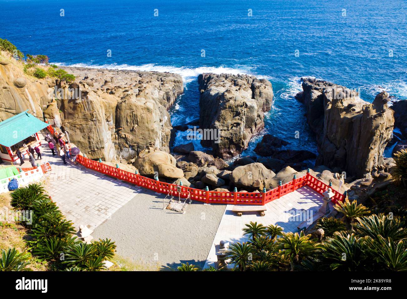 Udo shrine is a Shinto shrine in Nichinan, Miyazaki prefecture, Kyushu ...
