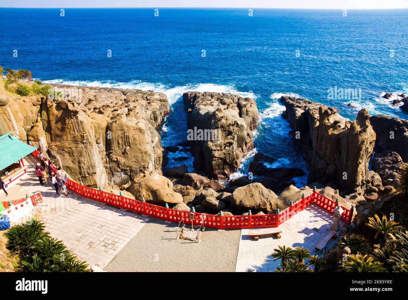 Udo shrine is a Shinto shrine in Nichinan, Miyazaki prefecture, Kyushu ...
