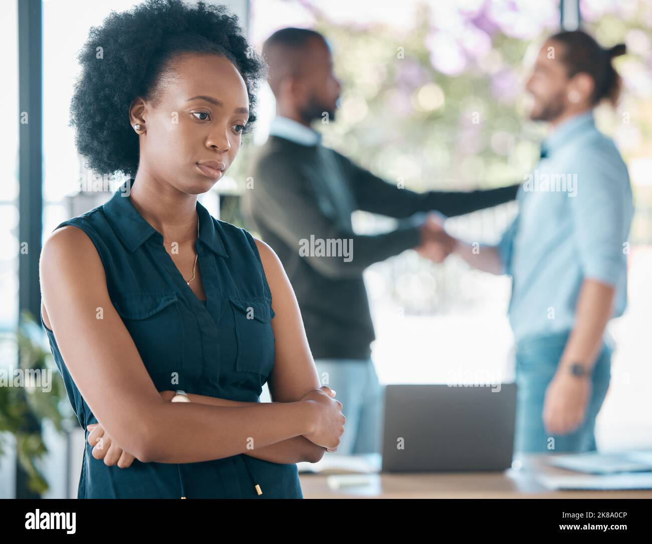 Black Worried People