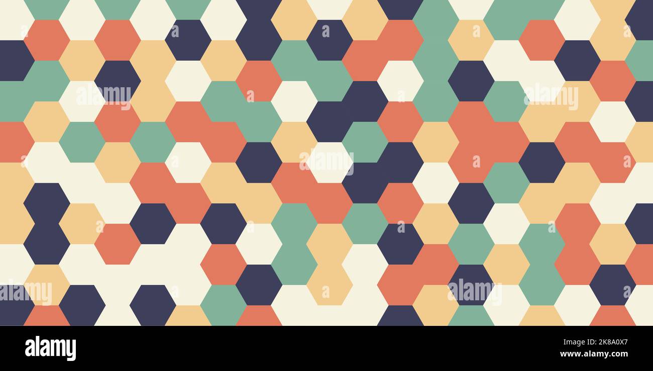 Abstract hexagonal background. colorful hexagonal background, hexagons ...