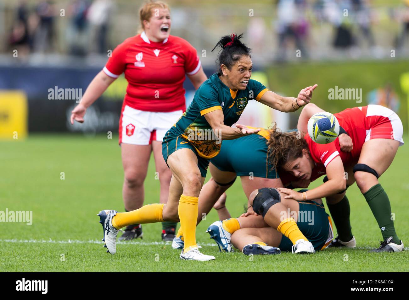 Australia's Iliseva Batibasaga during the Women's Rugby World Cup pool A match at Northland ...