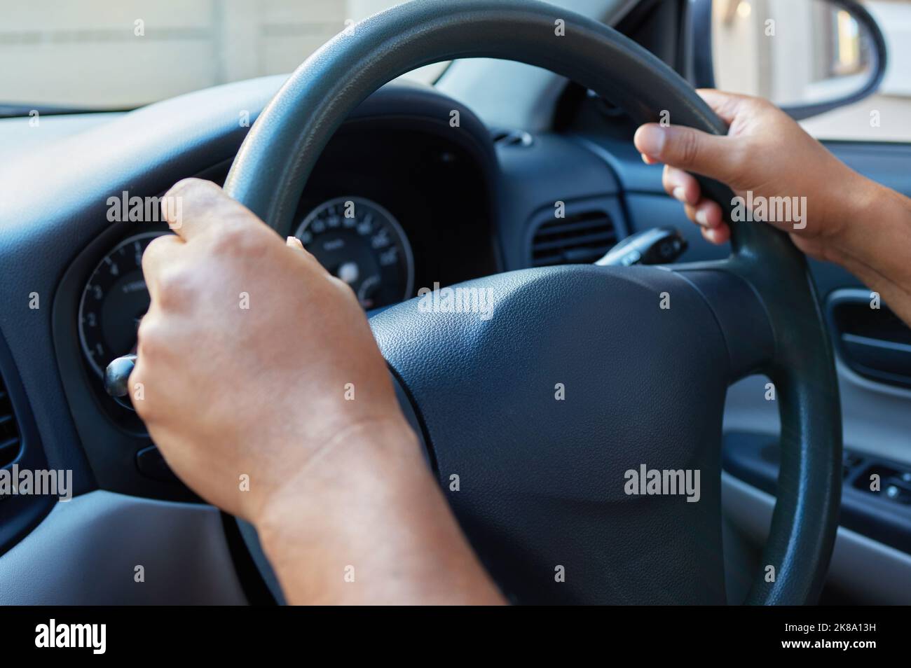 Enjoy the journey while getting to the destination. a woman driving a ...