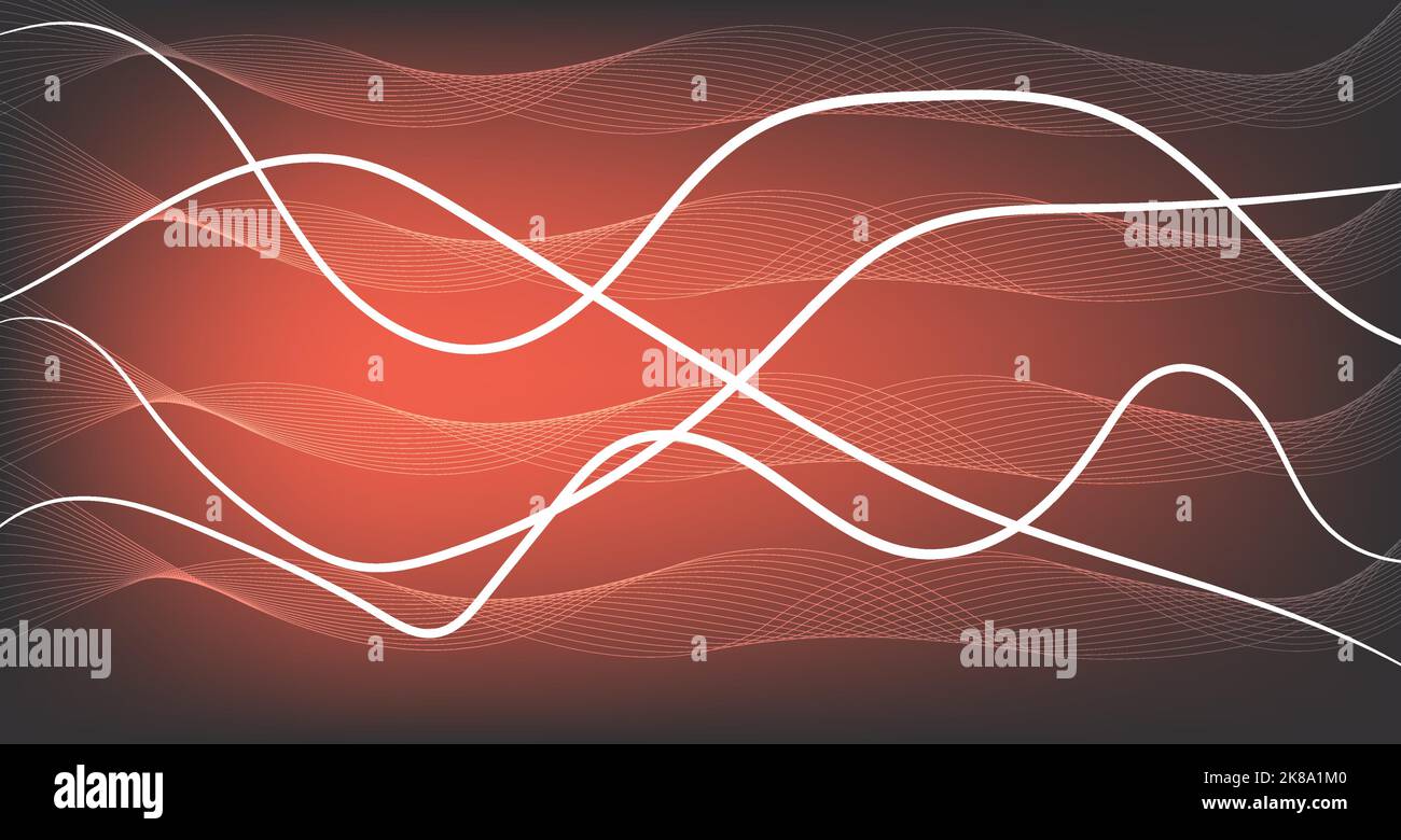 Abstract technology lighted wave background colorful electric wave ...