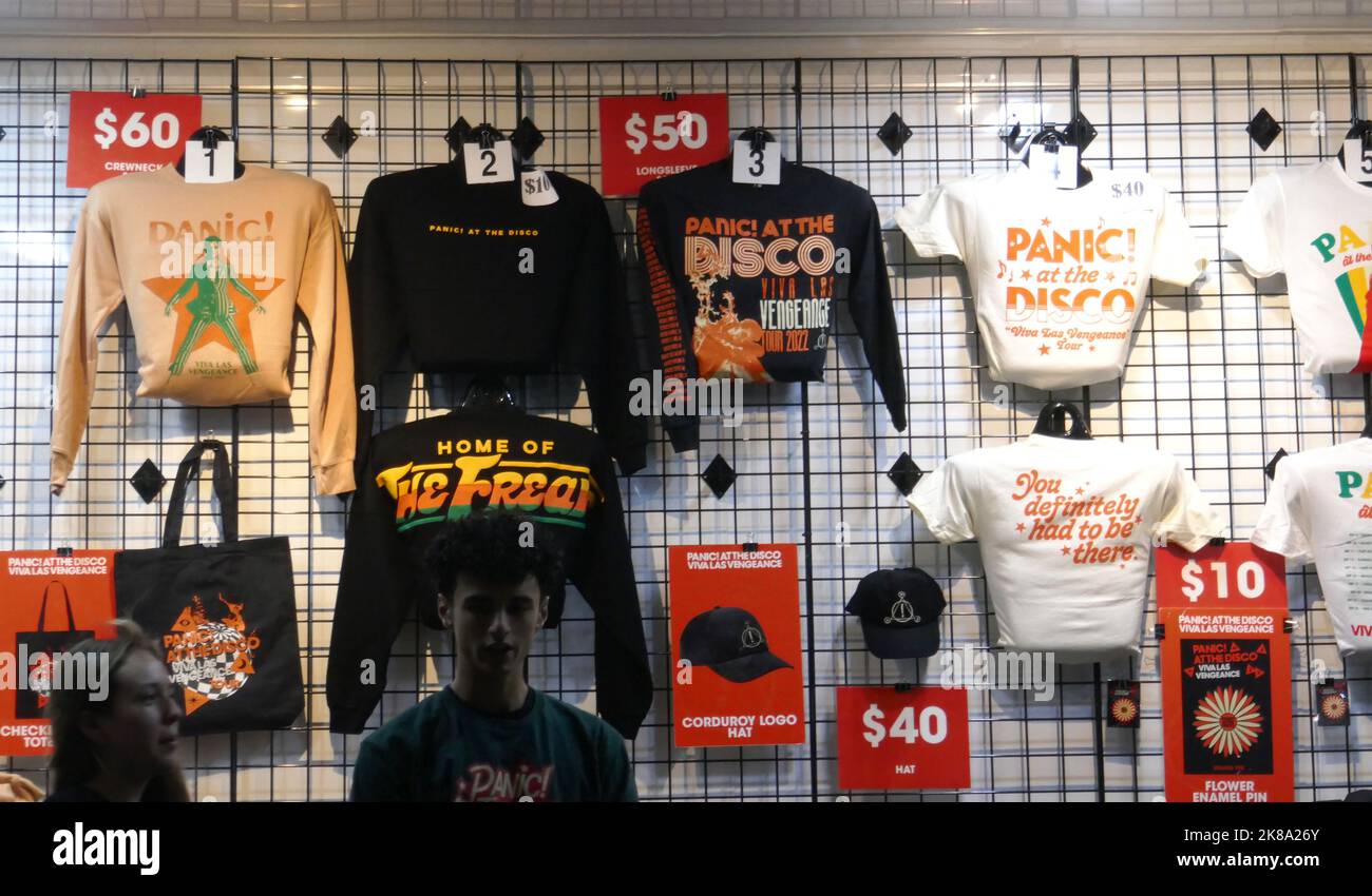 Los Angeles, California, USA 19th October 2022 Panic At The Disco Viva ...