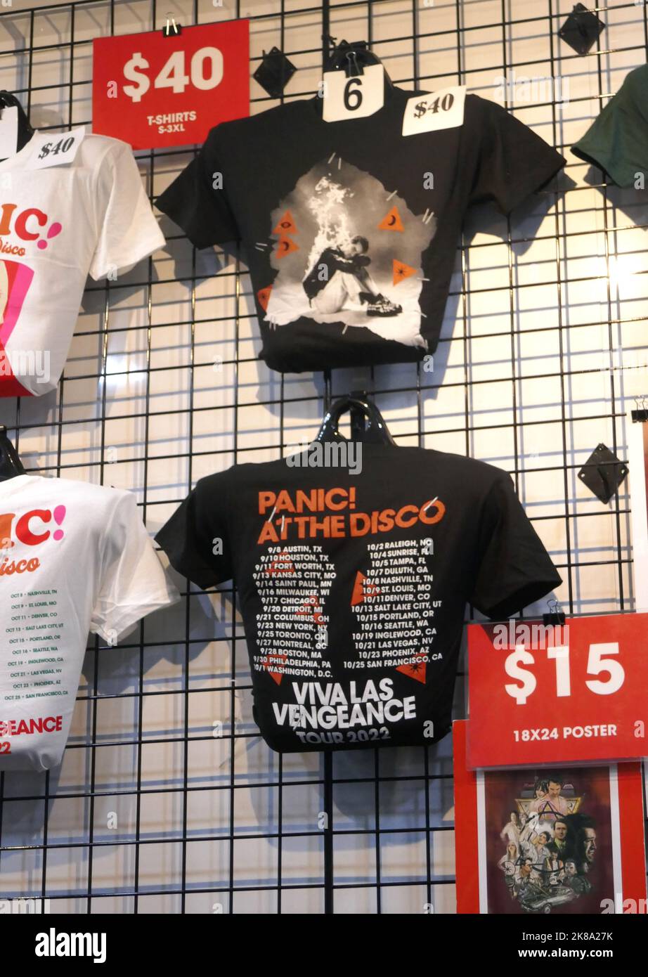 Los Angeles, California, USA 19th October 2022 Panic At The Disco Viva ...