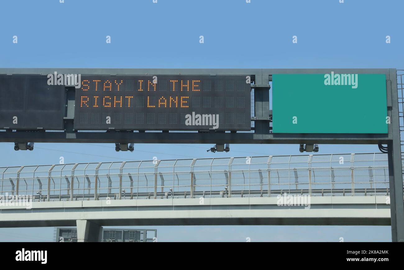 Stay in the right lane hi-res stock photography and images - Alamy