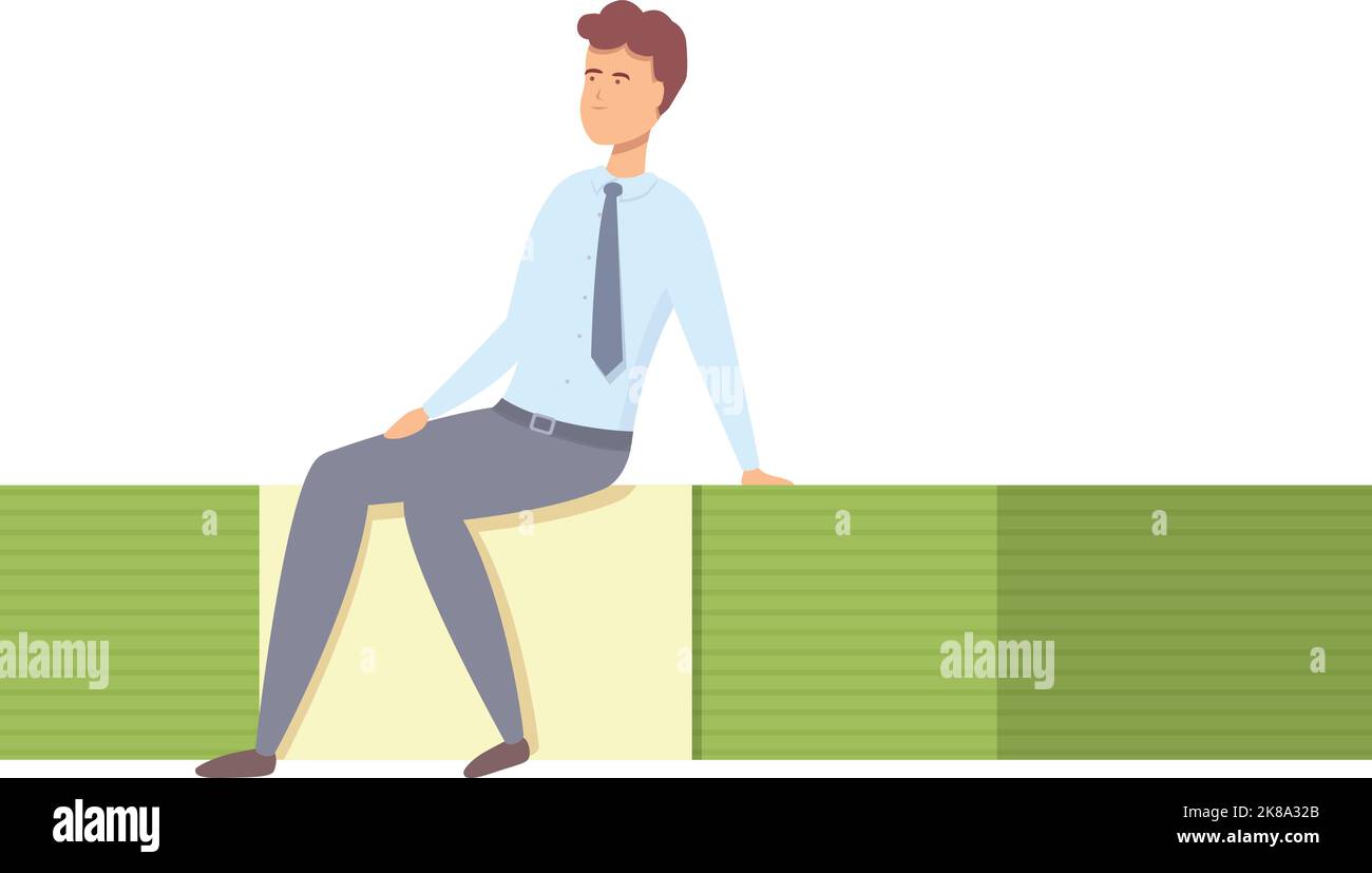 Take passive income cash icon cartoon vector. Money business. Computer ...