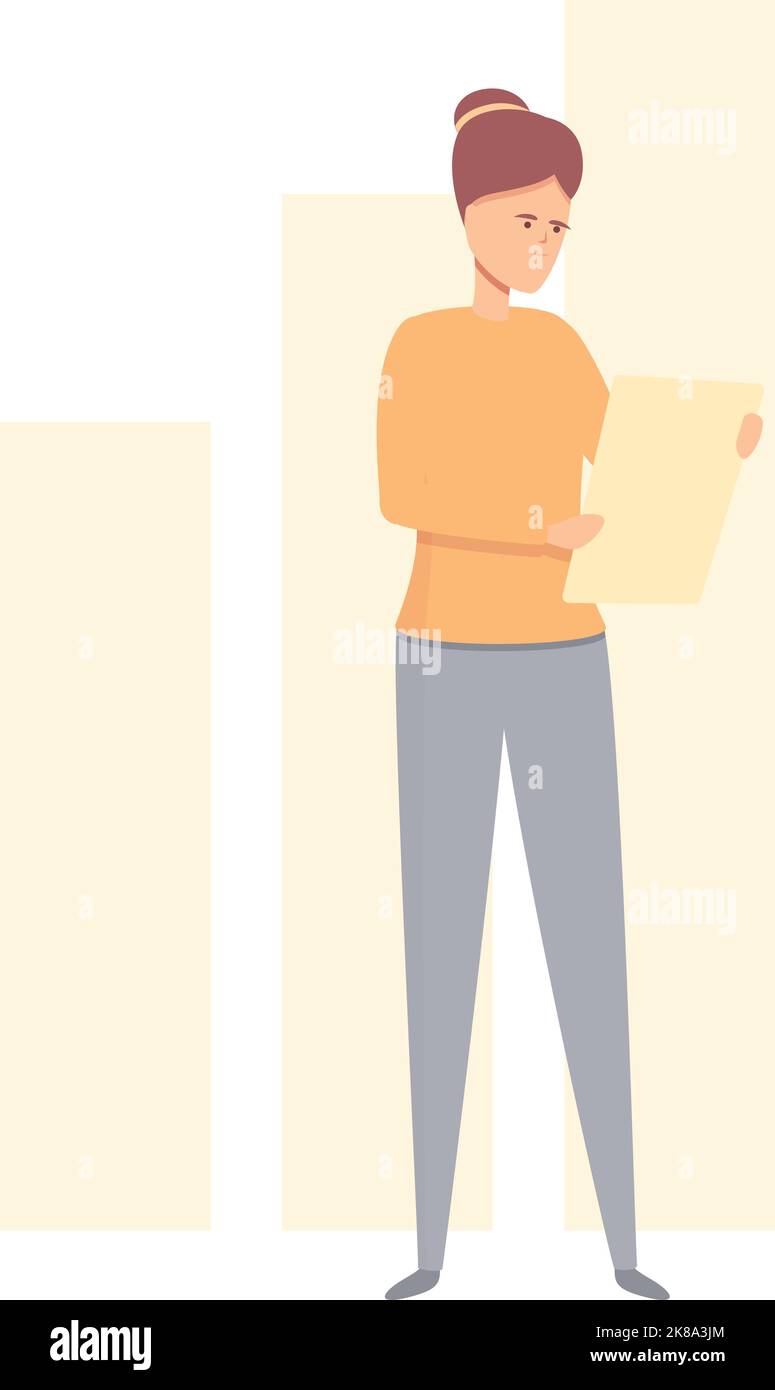 Graph chart indicator icon cartoon vector. Compare strategic. Test unit ...