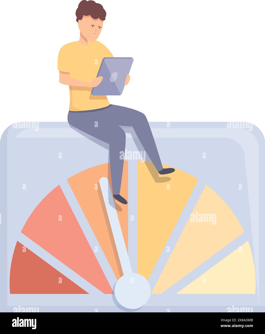 Dashboard unit icon cartoon vector. Strategic time. Test leader Stock ...