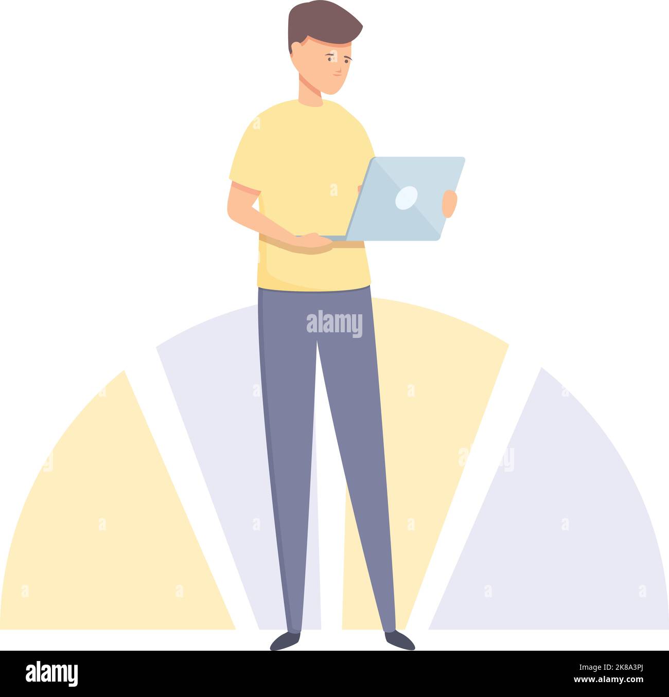 Unit time icon cartoon vector. Cost indicator. Leader test Stock Vector ...