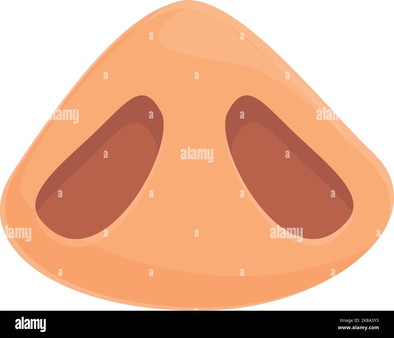 Rhinoplasty surgery icon cartoon vector. Nose plastic. Face operation ...