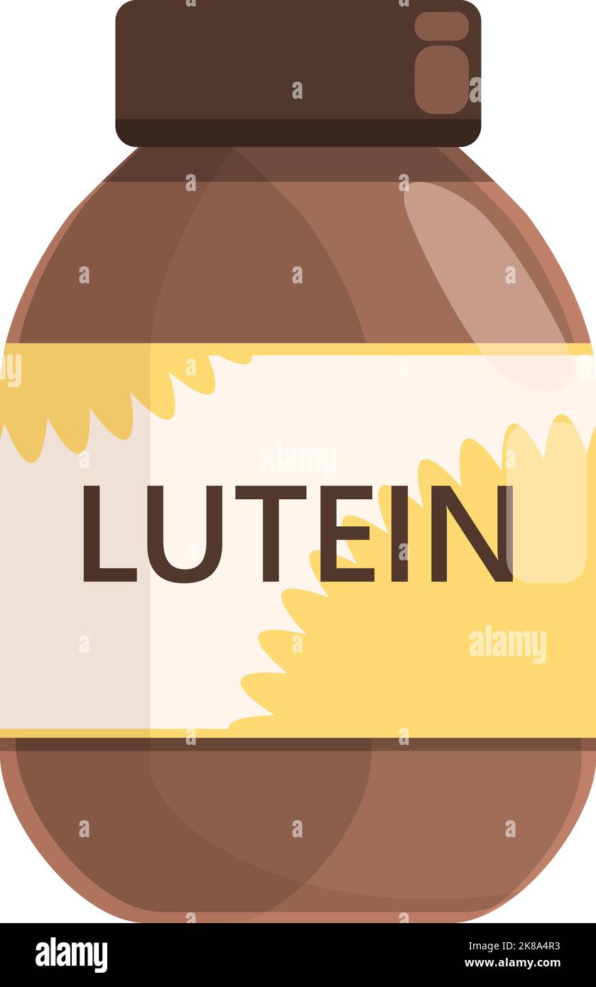 Lutein care icon cartoon vector. Diet food. Vitamin dietary Stock ...