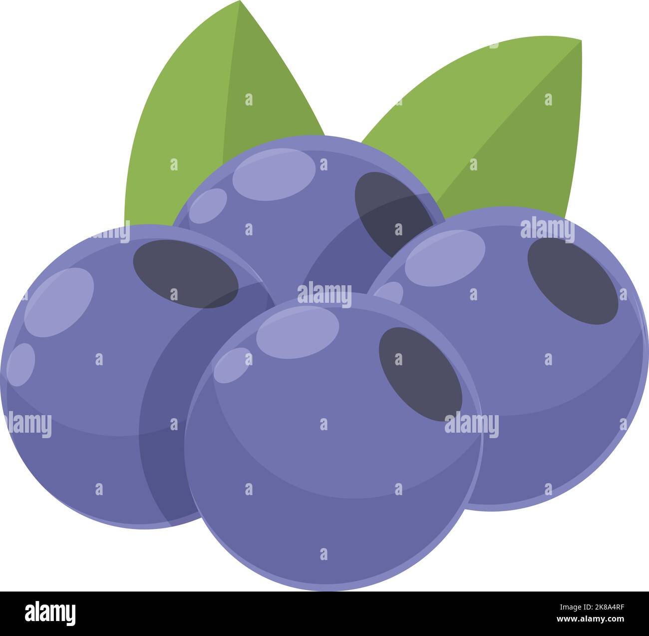 Blueberry lutein icon cartoon vector. Diet vitamin. Herbal medicine ...