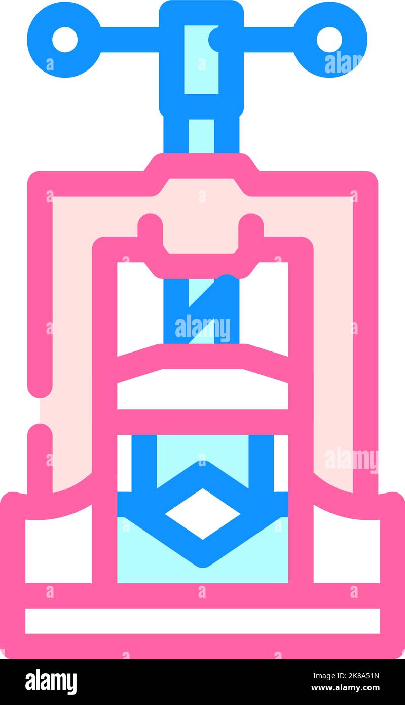 pipe vice color icon vector illustration Stock Vector Image & Art - Alamy