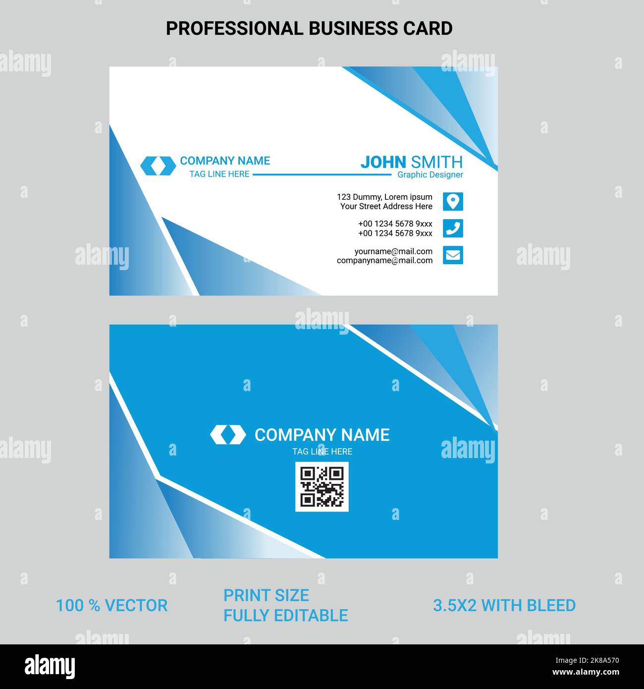 Professional Business Card Clip Art