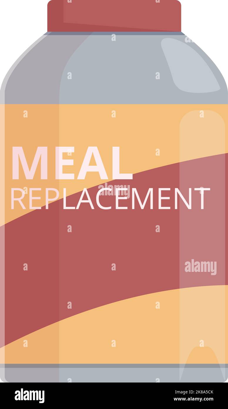 Meal replacement icon cartoon vector. Food alternative. Vegan protein ...