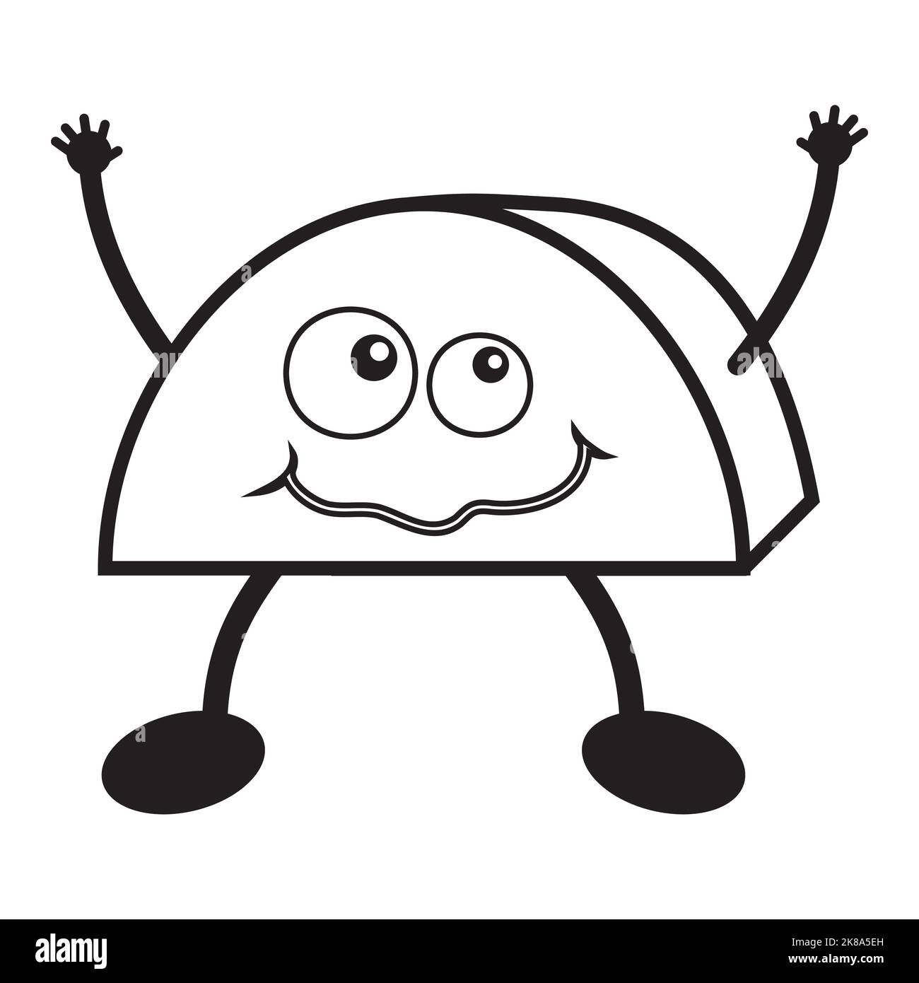 Characters, colorful three-dimensional geometric shapes of kawaii ...