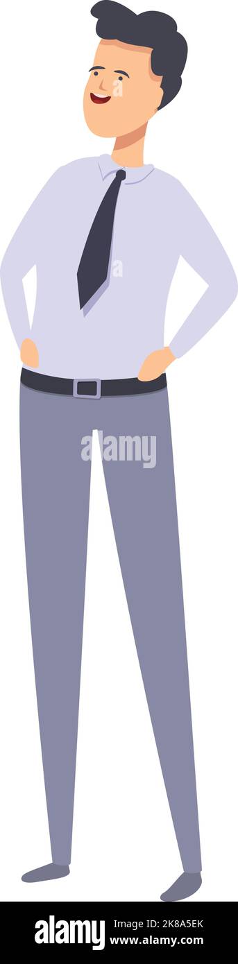 Happy manager icon cartoon vector. Social emotion. Customer strategy ...
