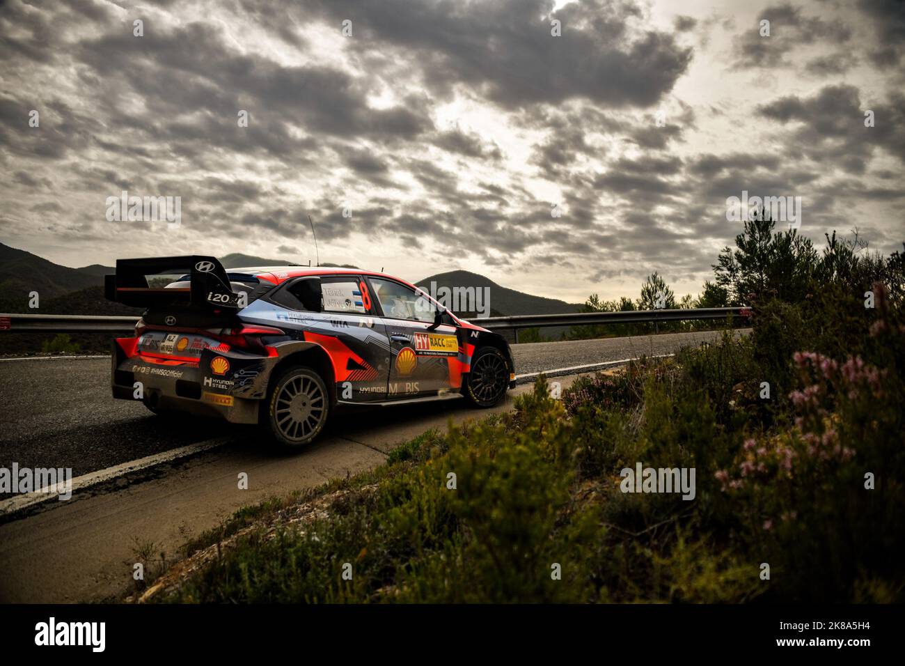 Ott TÄNAK Martin JÄRVEOJA ,HYUNDAI SHELL MOBIS WORLD RALLY TEAM Stock ...