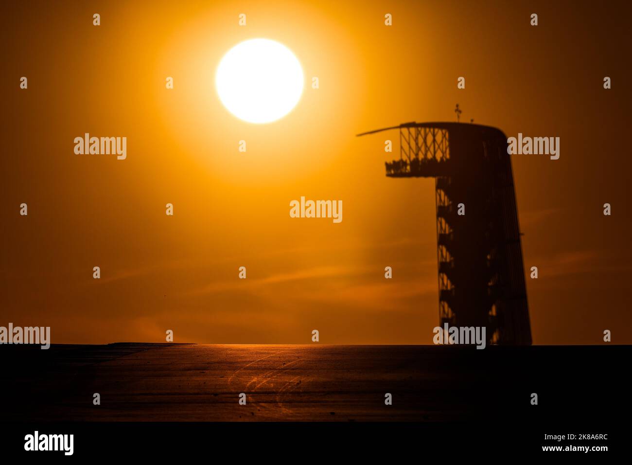 Sunset track illustration during the Formula 1 Aramco United States ...