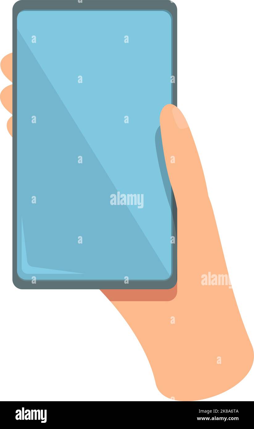 Touchscreen icon cartoon vector. Phone screen. Hand touch Stock Vector ...