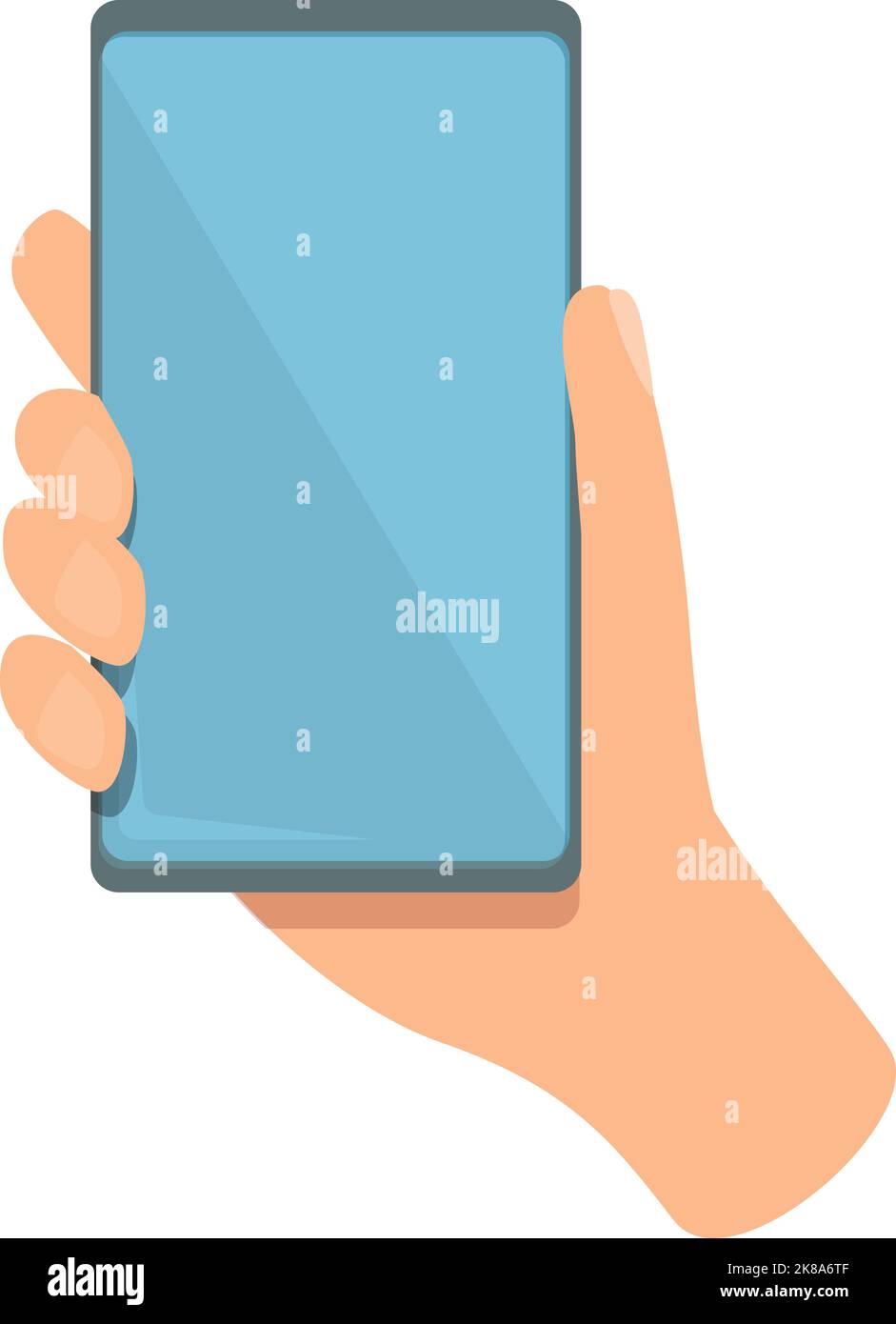 Mobile smartphone icon cartoon vector. Phone screen. App cell Stock ...