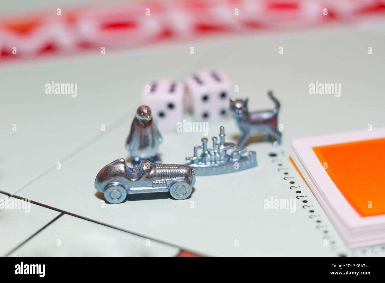 Board game chips cubes hi-res stock photography and images - Alamy