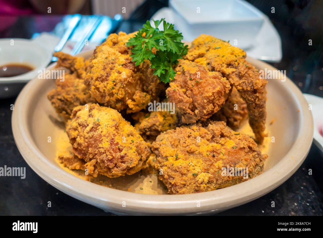 Korean style grilled chicken in Saigon, Vietnam Stock Photo - Alamy