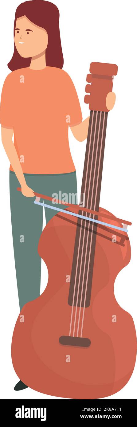 Band instrument icon cartoon vector. Music school. Child singer Stock ...