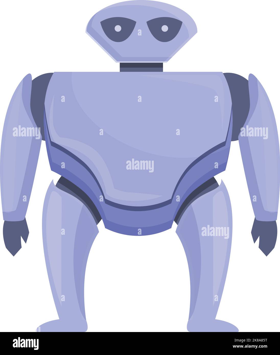 Computer robot icon cartoon vector. Cute toy. Artificial child Stock ...