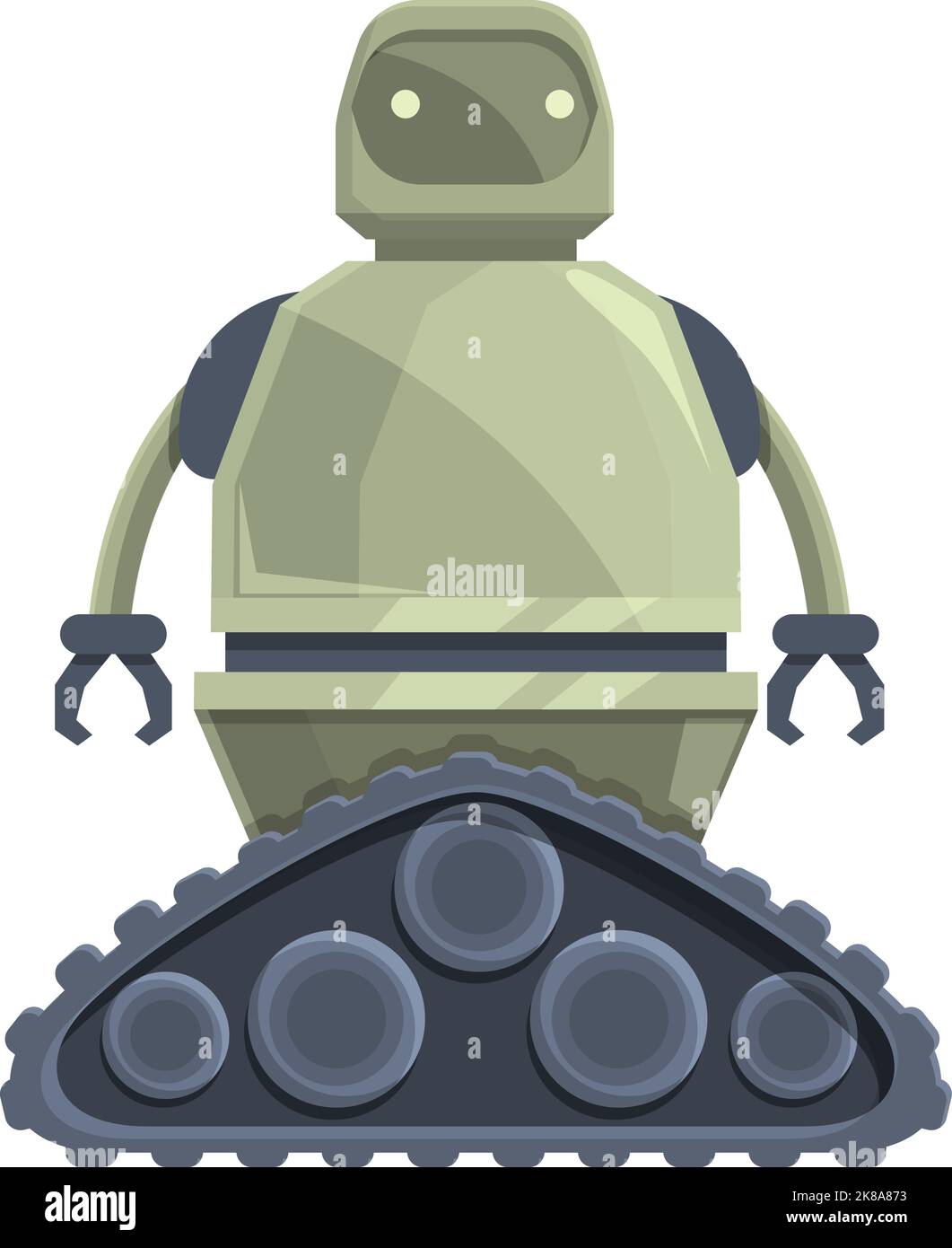 Cyborg icon cartoon vector. Cute toy. Computer science Stock Vector ...