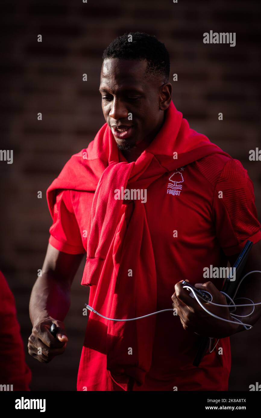 Nottingham, UK. 22nd Oct, 2022. Willy Boly #30 of Nottingham Forest ...