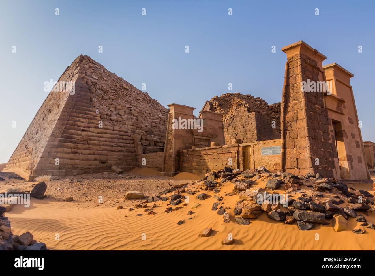 The nubian meroe pyramids hi-res stock photography and images - Alamy