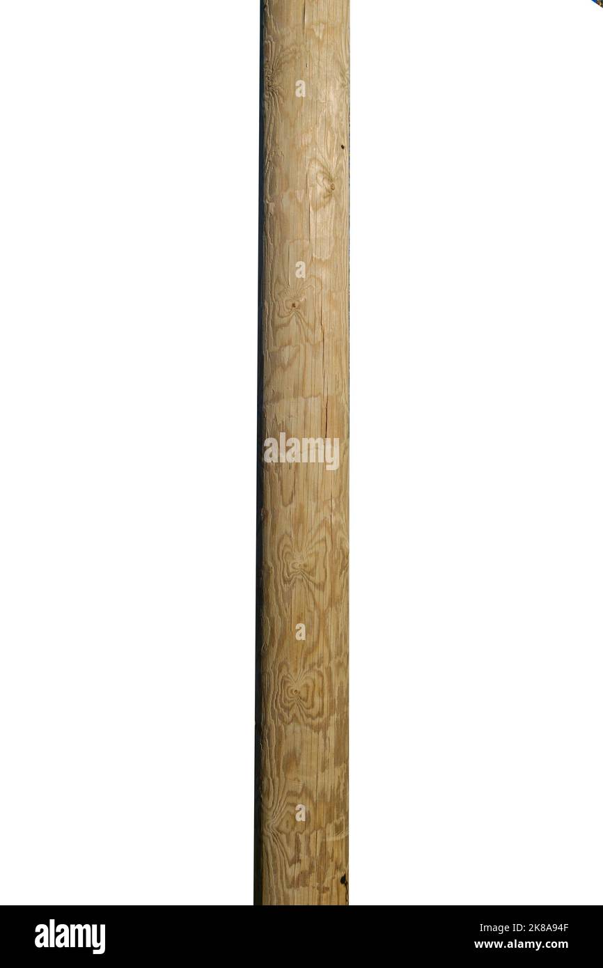 wooden pole isolated on white background. High quality photo Stock ...