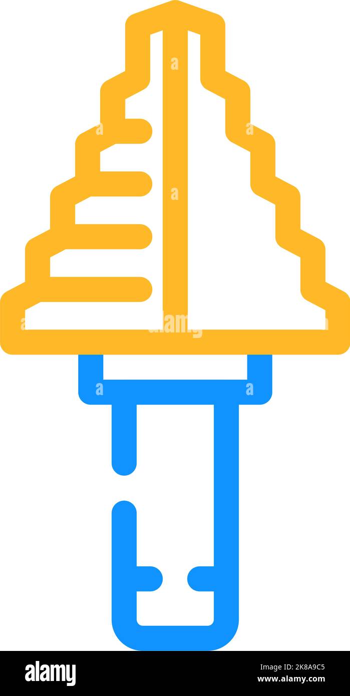 Step drill Stock Vector Images - Alamy