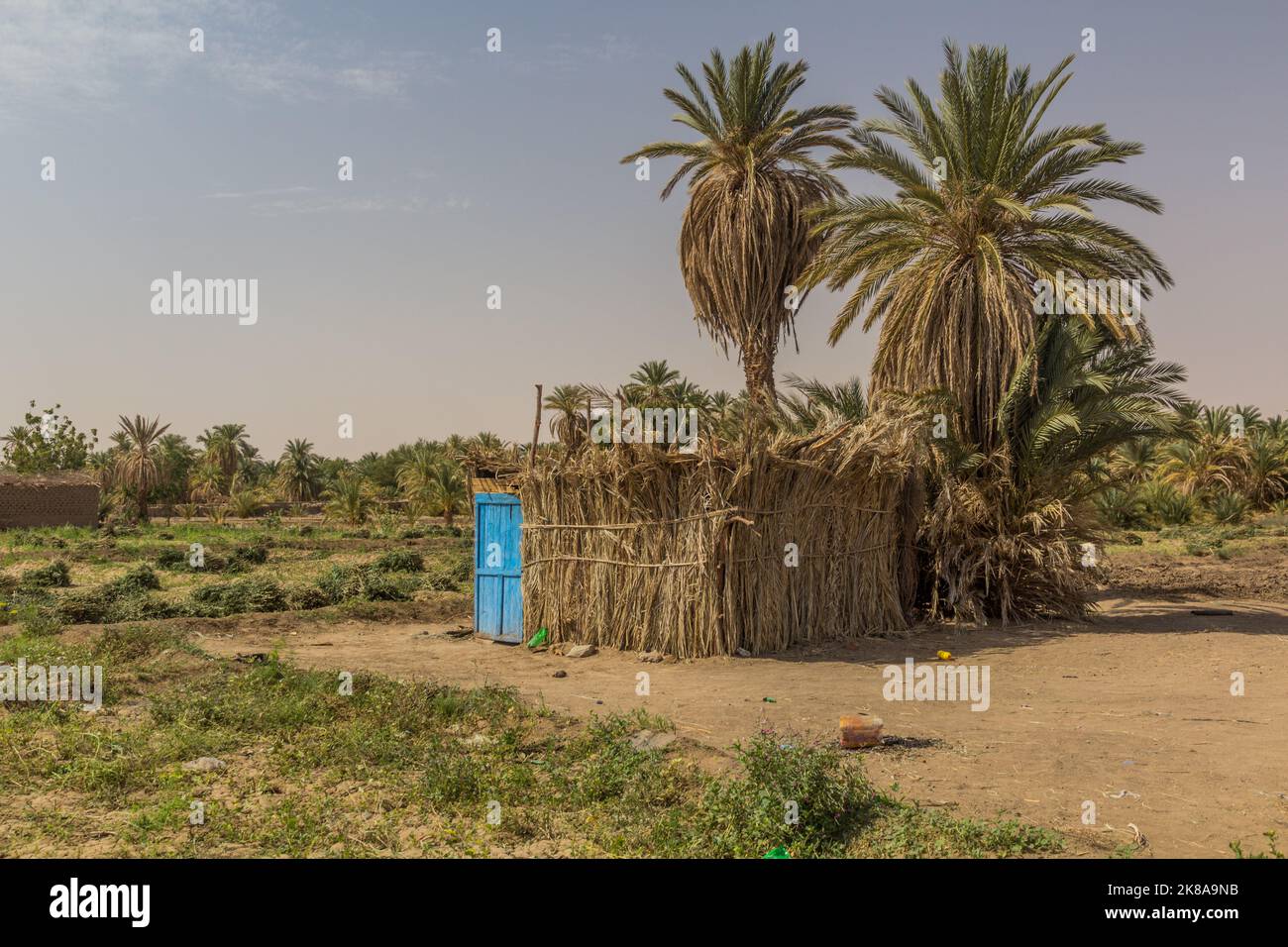 Small hut near Abri, Sudan Stock Photo - Alamy