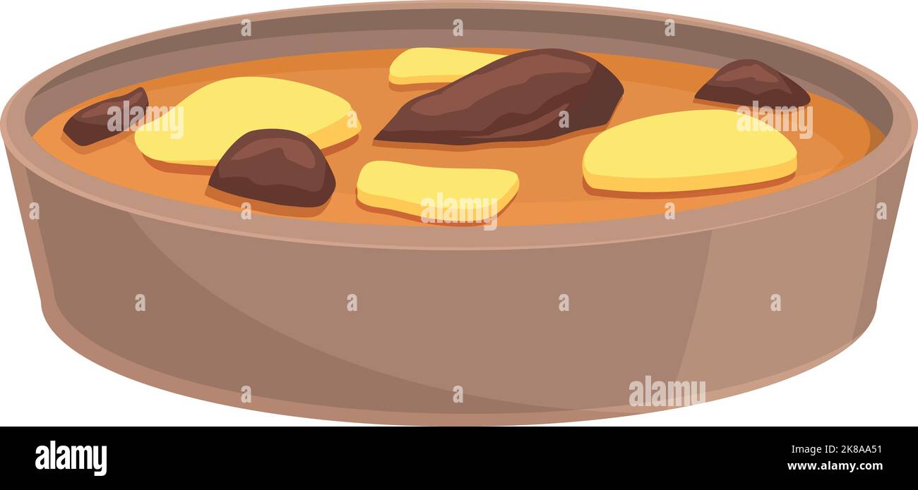 Caribbean cuisine icon cartoon vector. Food plate. Cuban dish Stock ...