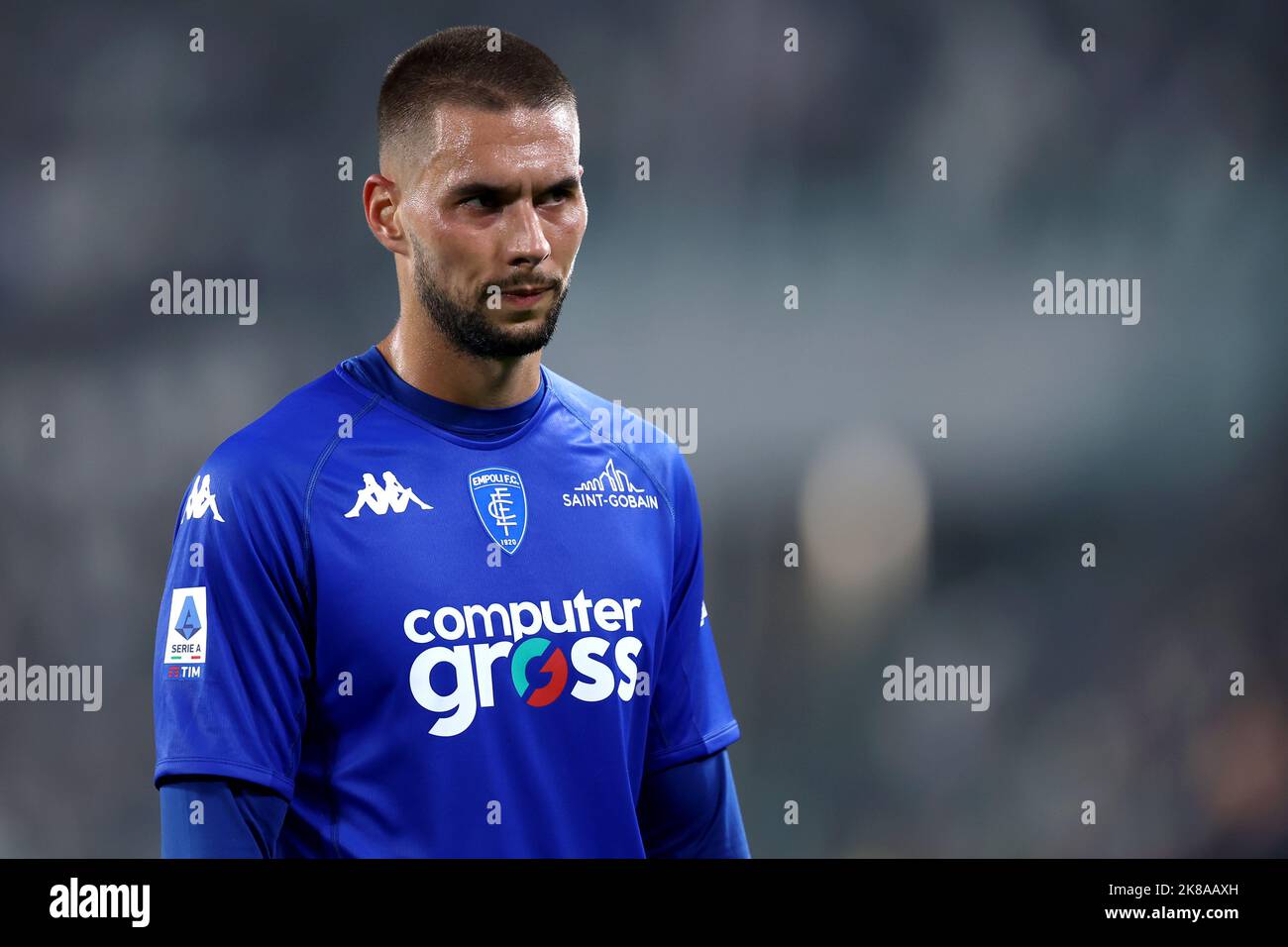 Turin, Italy. 21st Oct 2022. Marko Pjaca of Empoli Fc looks on during ...