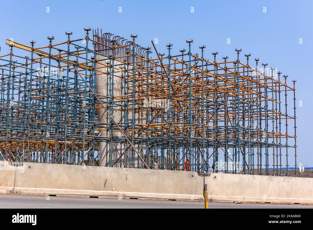 Industrial construction new road highway overpass junction expansion ...