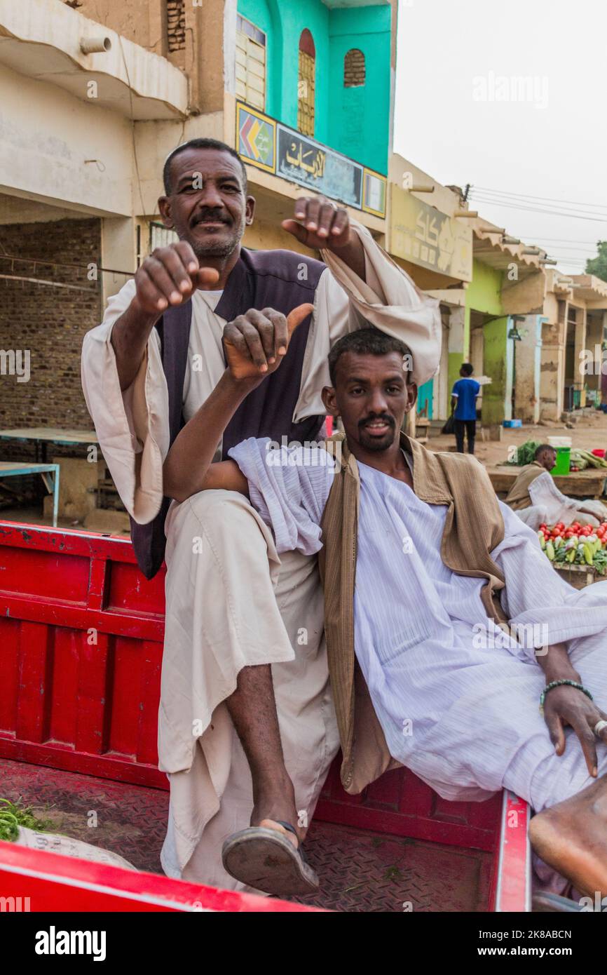 SHENDI, SUDAN - MARCH 5, 2019: Portraits of people in Shendi, Sudan ...