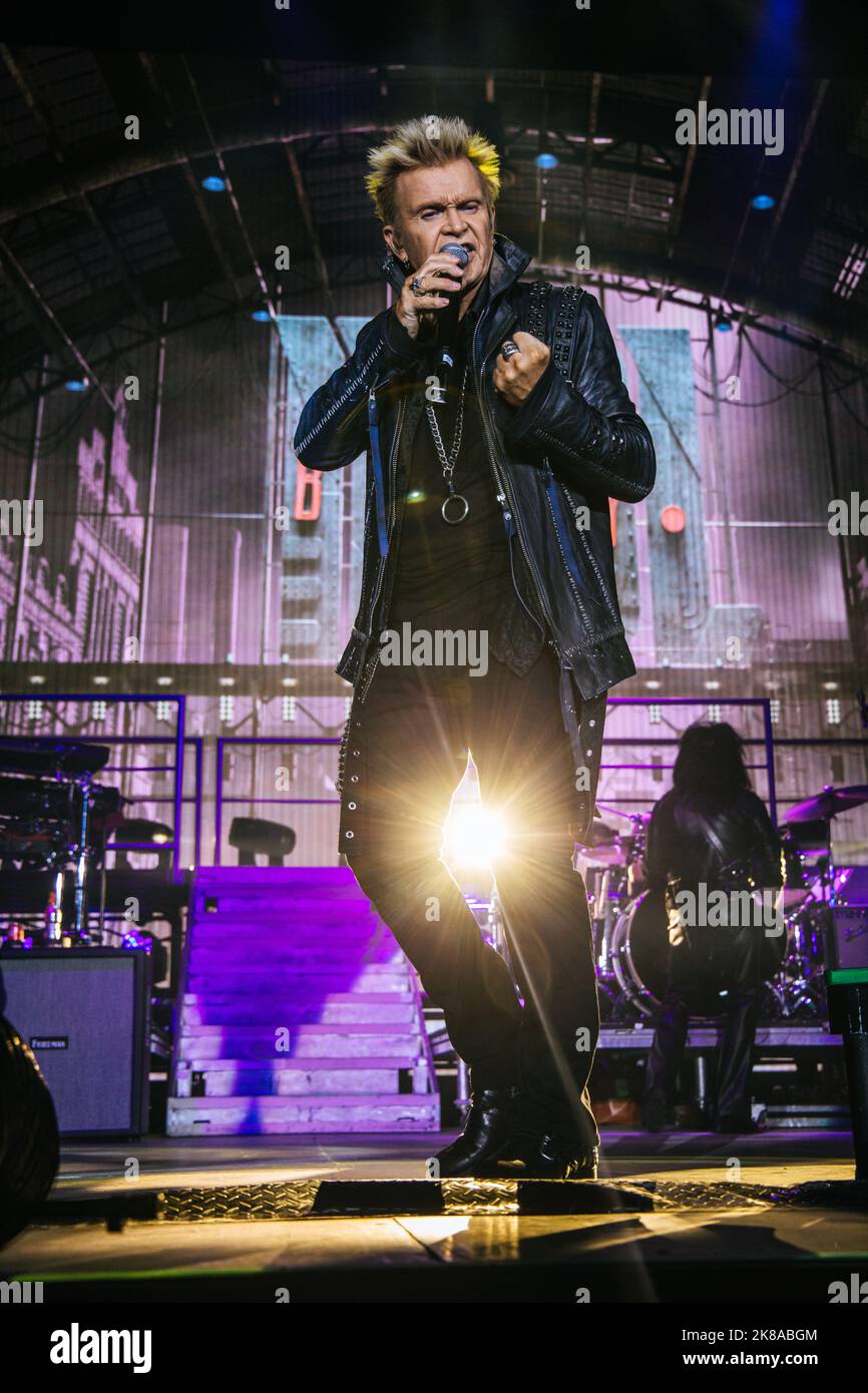 Billy Idol live at the AO Arena Manchester Uk October 2022 Stock Photo ...