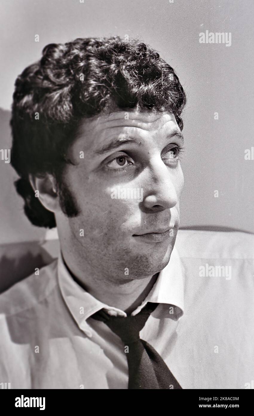 TOM JONES Welsh pop singer in September 1966. Photo: Tony Gale Stock ...