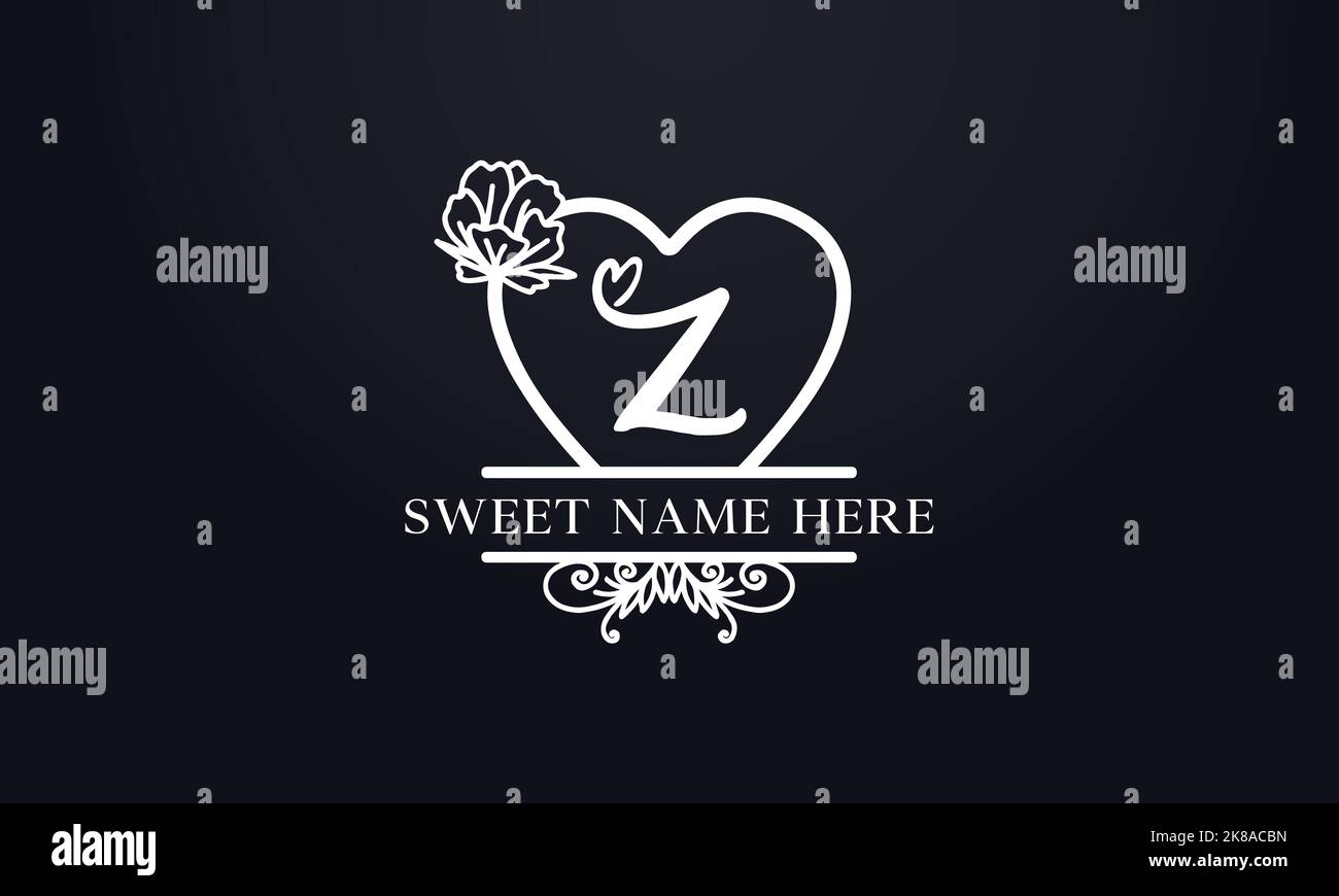 Best heart monogram hi-res stock photography and images - Alamy