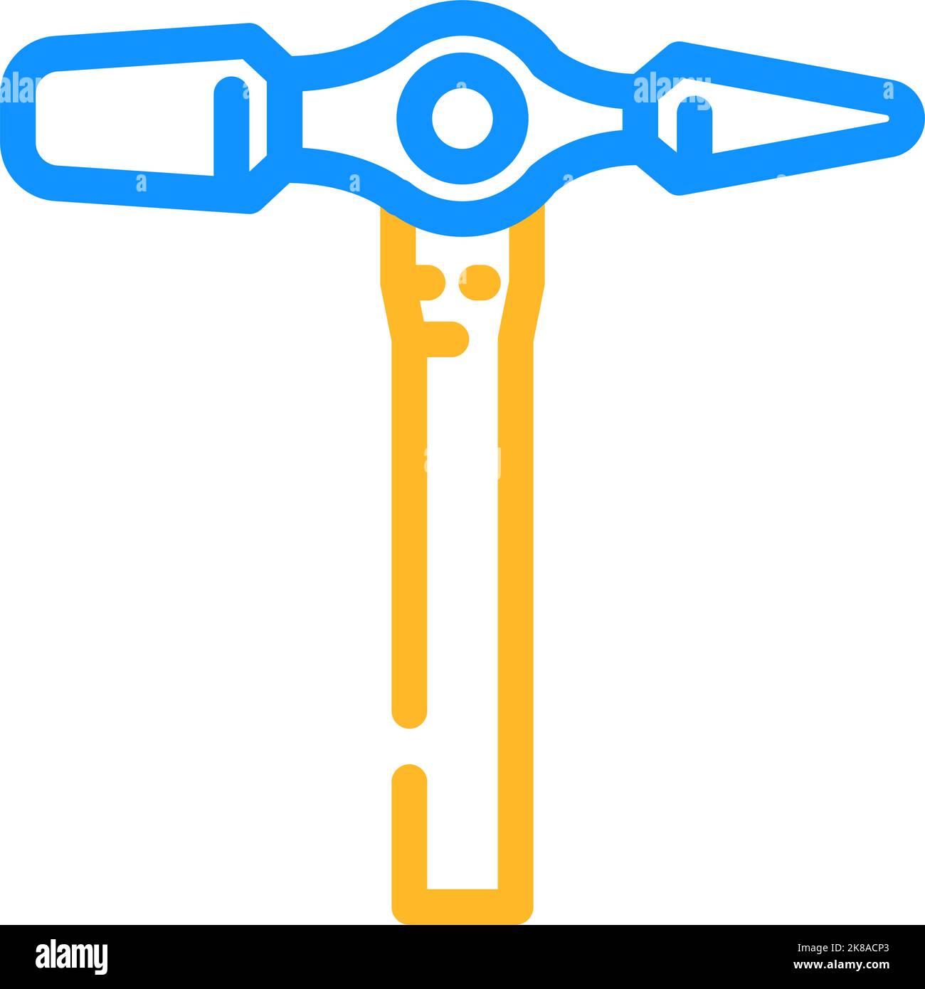 cross peen pin hammer color icon vector illustration Stock Vector Image ...