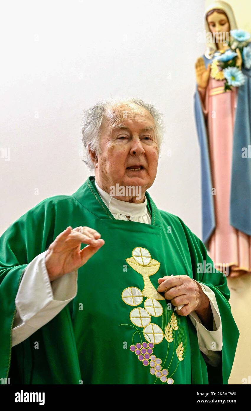Bangkok, Thailand. 22nd Oct, 2022. A close up portrait of Father Joseph ...