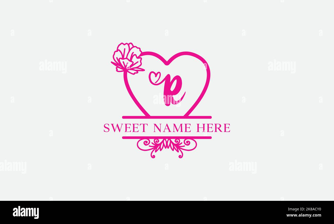 Best heart monogram hi-res stock photography and images - Alamy