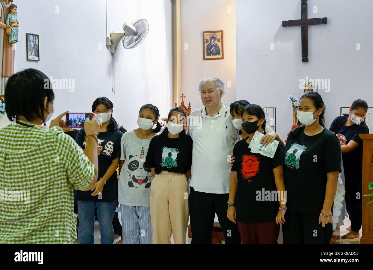 Bangkok, Thailand. 22nd Oct, 2022. Father Joseph H. Maier, 82, of the ...