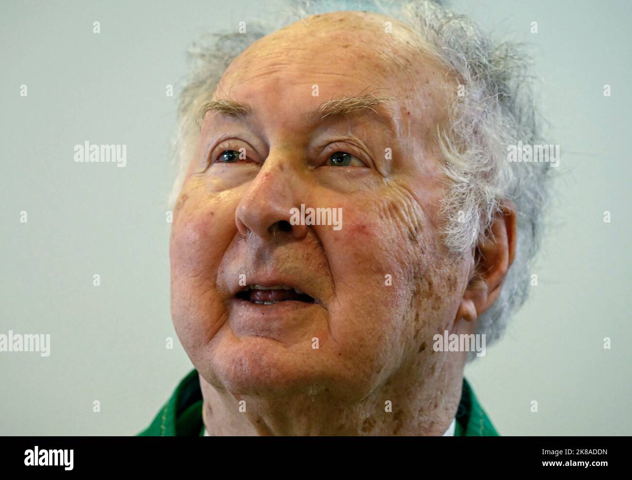 A close up portrait of Father Joseph H. Maier, 82, of the USA seen ...