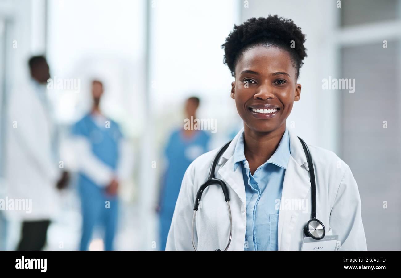 The expert in healthcare excellence. Portrait of a young doctor ...