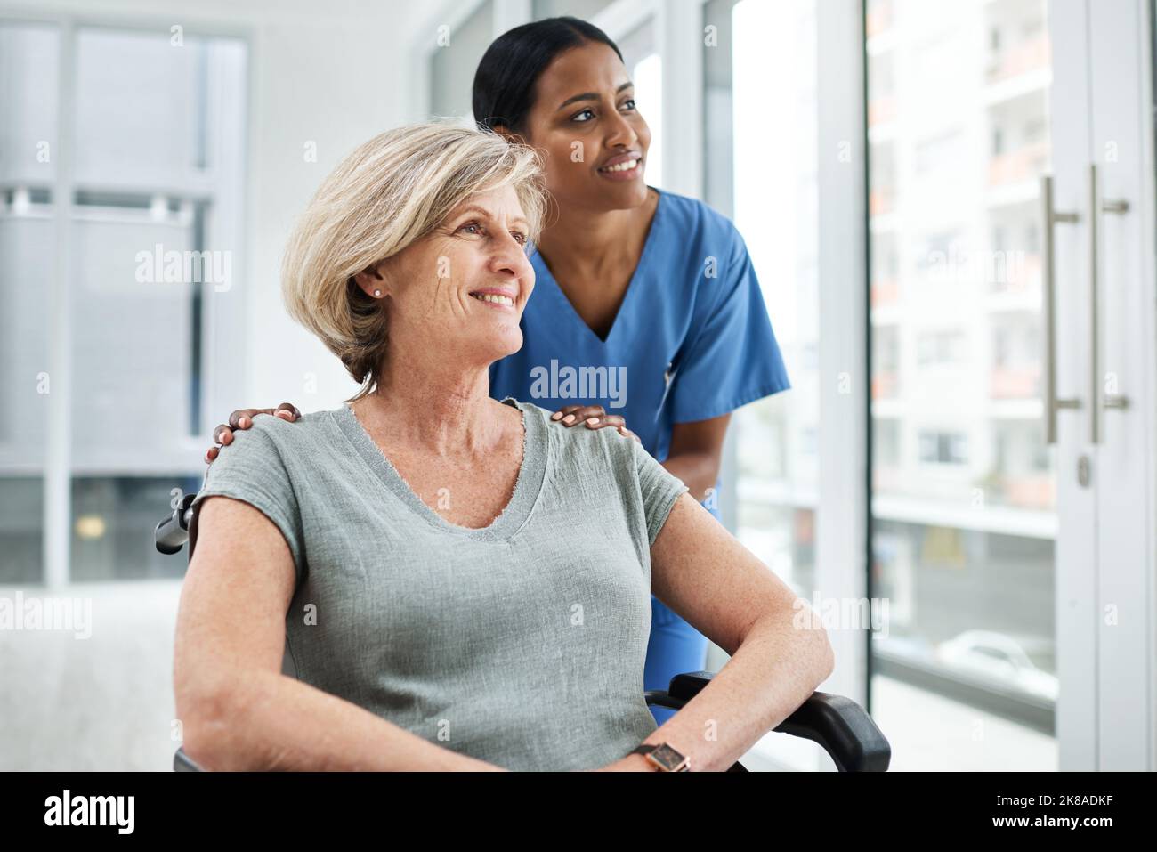 A dose of good help inspires better health. a young nurse caring for a ...